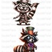 Mad Hatter Raccoon Clipart, Alice in Wonderland Theme, Digital Download ...