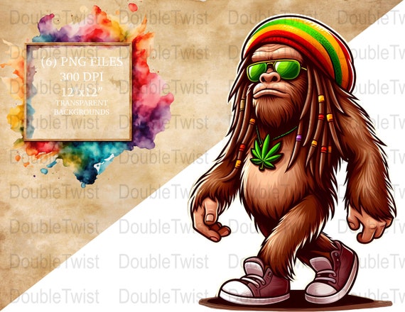 Rastafarian Cartoon