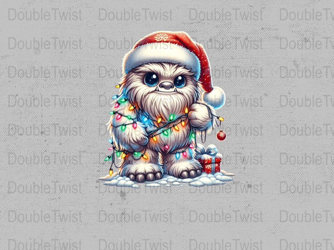 Christmas Yeti PNG: Holiday Sublimation Design (digital Download) - Etsy
