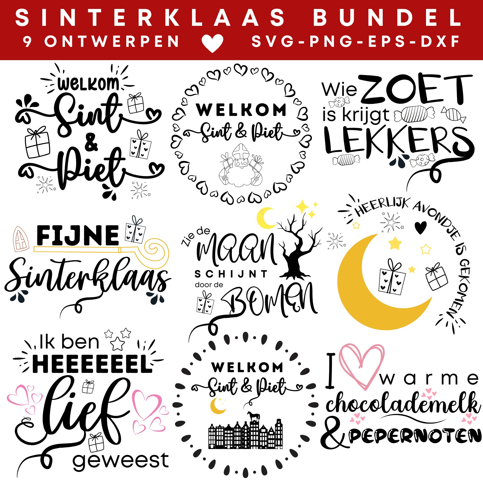 Sinterklaas SVG Knutselen Sint En Piet Sinterklaas Cricut - Etsy Australia