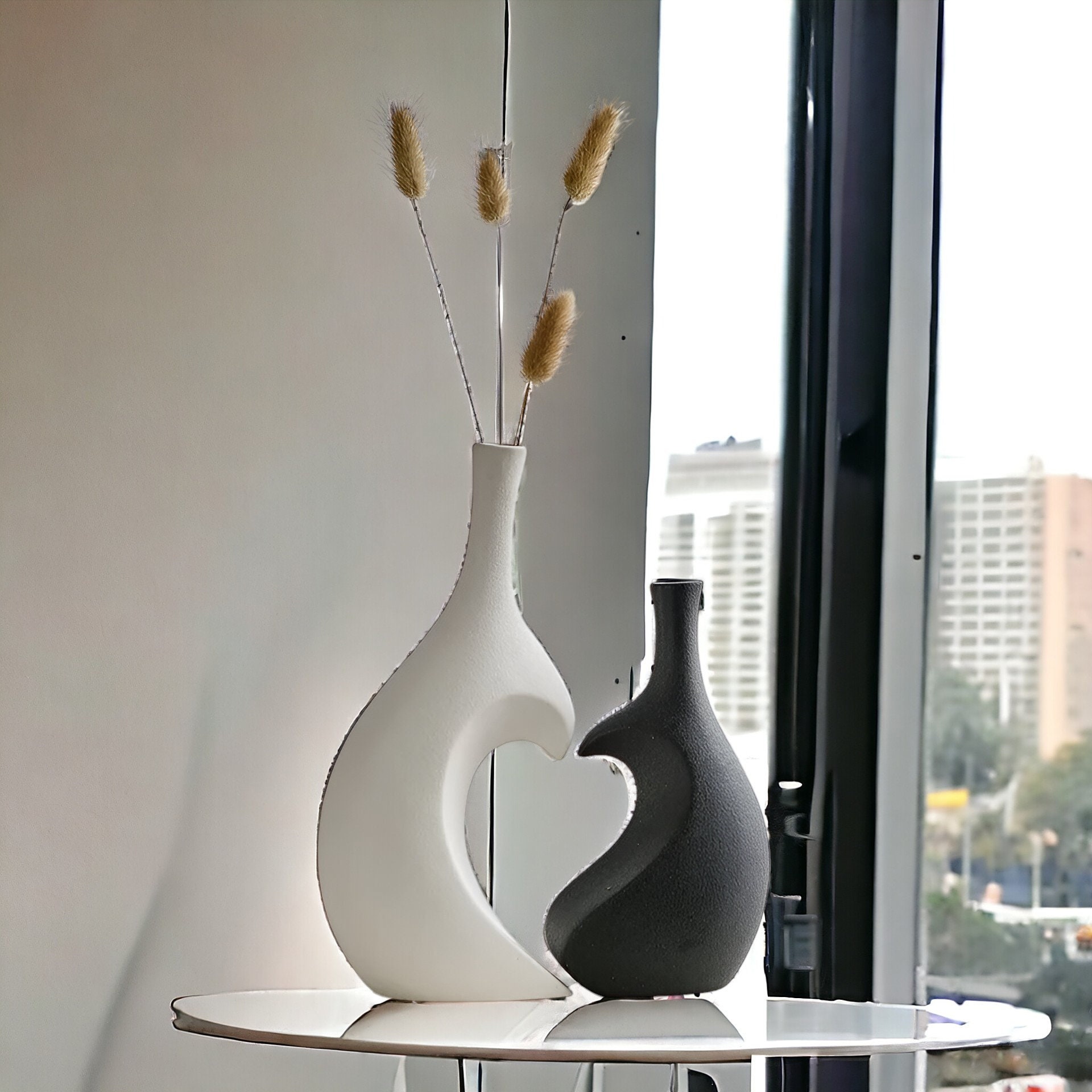 Ceramic Vase Decorative Ceramic Vase Handmade Ceramic Vase Abstract ...