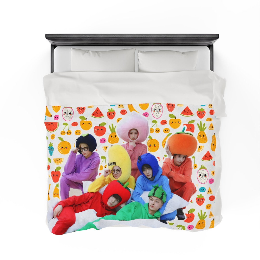 Enhypen Fruits Cute Blanket, Enhypen Cute Kpop Merch, Gift for Enhypen ...