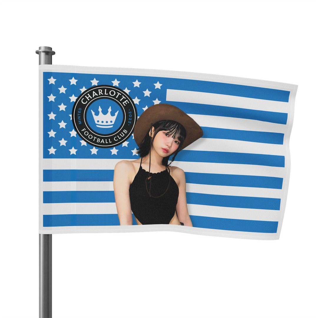 Le Sserafim Chaewon Clt Fc America Flag FULL SIZED, Chaewon Cowboy Kpop ...