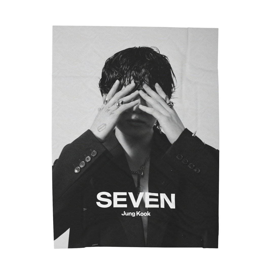 BTS Jungkook Seven Album Cover Blanket, BTS Jungkook Kpop Merch, Gift ...