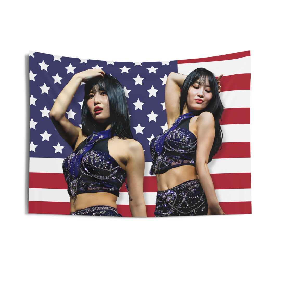 MOMO Twice America Flag Banner, Twice Members Kpop Flag, Twice Album ...