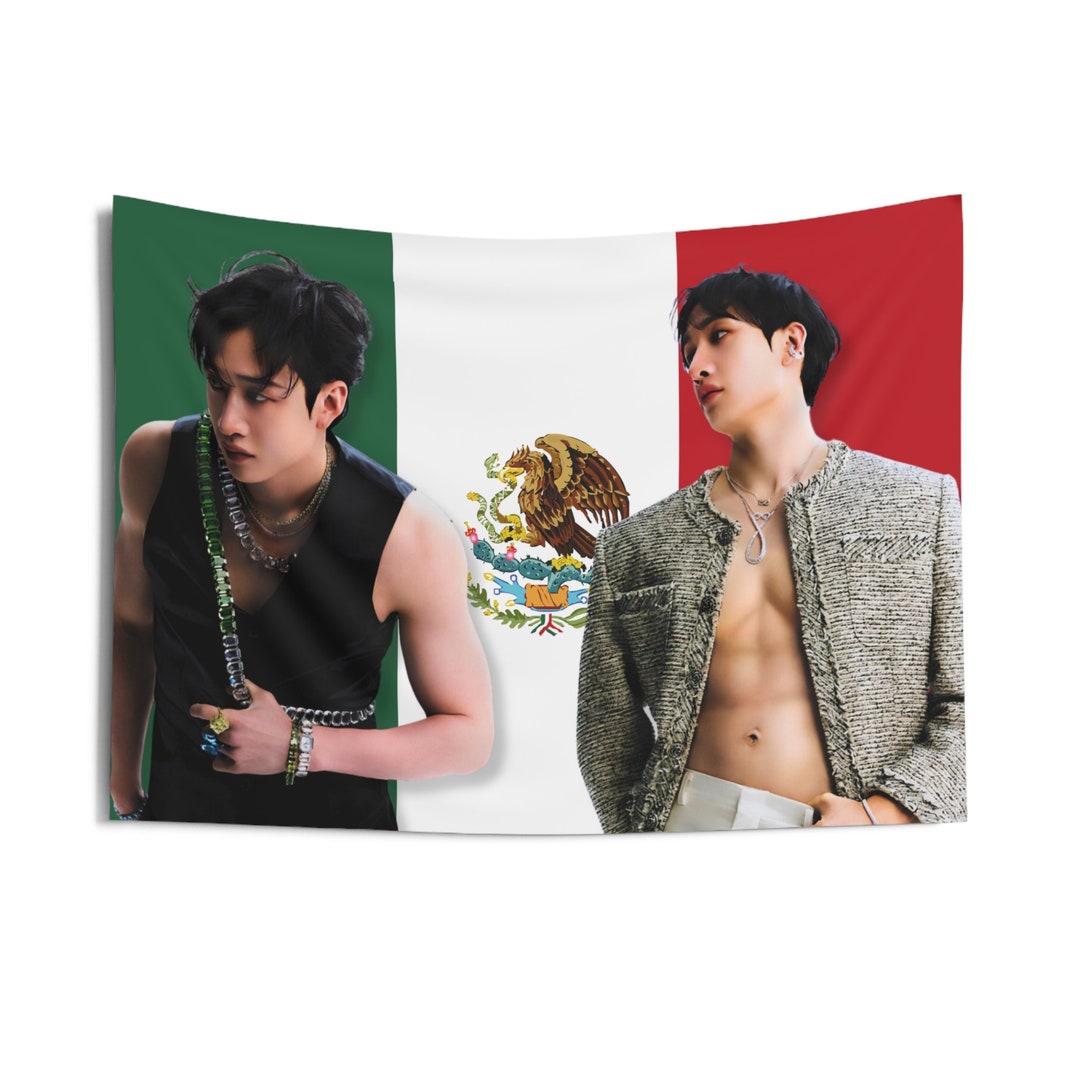 Stray Kids Bang Chan Mexico Flag, Skz Chan Abs Kpop Flag, Stray Kids ...