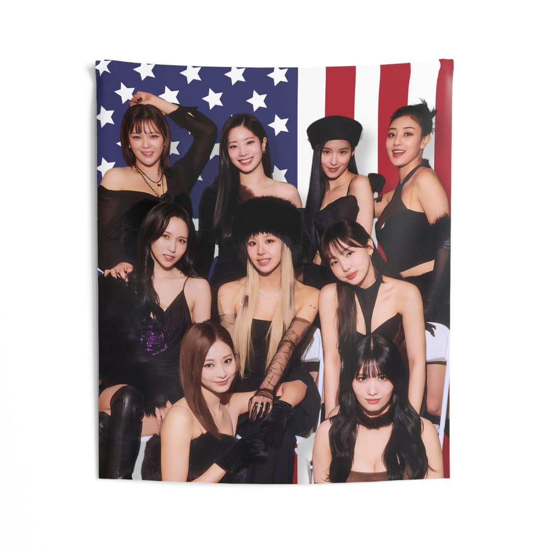 Twice Members Flag Banner Twice Group Photo Kpop American - Etsy