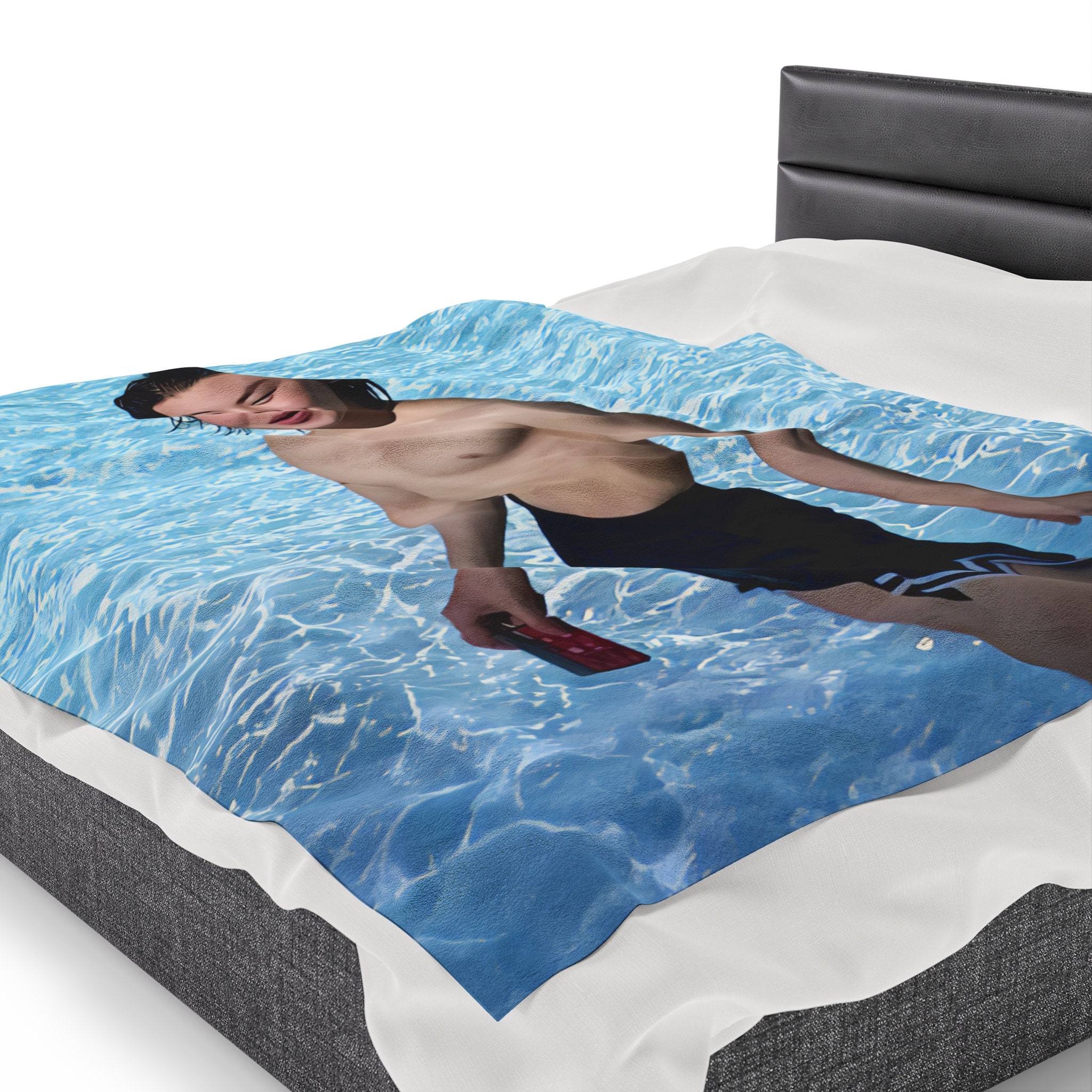 SVT Woozi Pool Shirtless Instagram Photo Blanket Seventeen - Etsy Canada