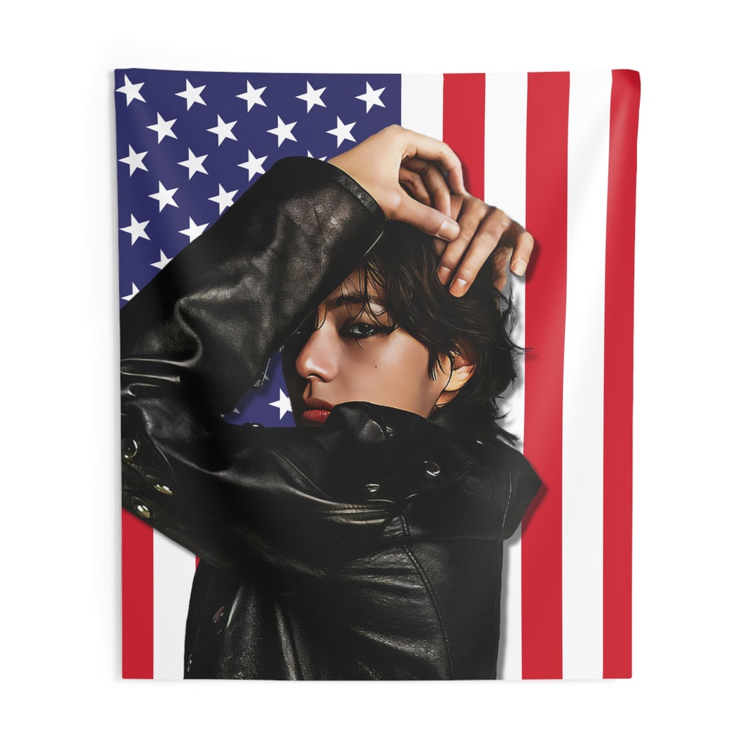 BTS V Taehyung Magazine Photo Flag Banner BTS Taehyung Kpop - Etsy