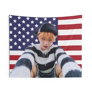 Yangyang Wayv Flag Banner, Nct Yangyang Wayv Kpop American Flag ...