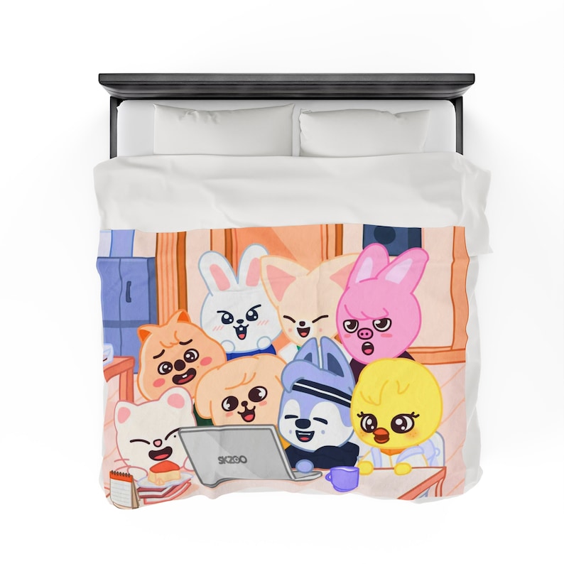 Straykids Skzoo Character Blanket Stray Kids Members Skz - Etsy