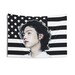 BTS Suga Long Hair Photo Flag Banner, Agust D Suga American Flag ...