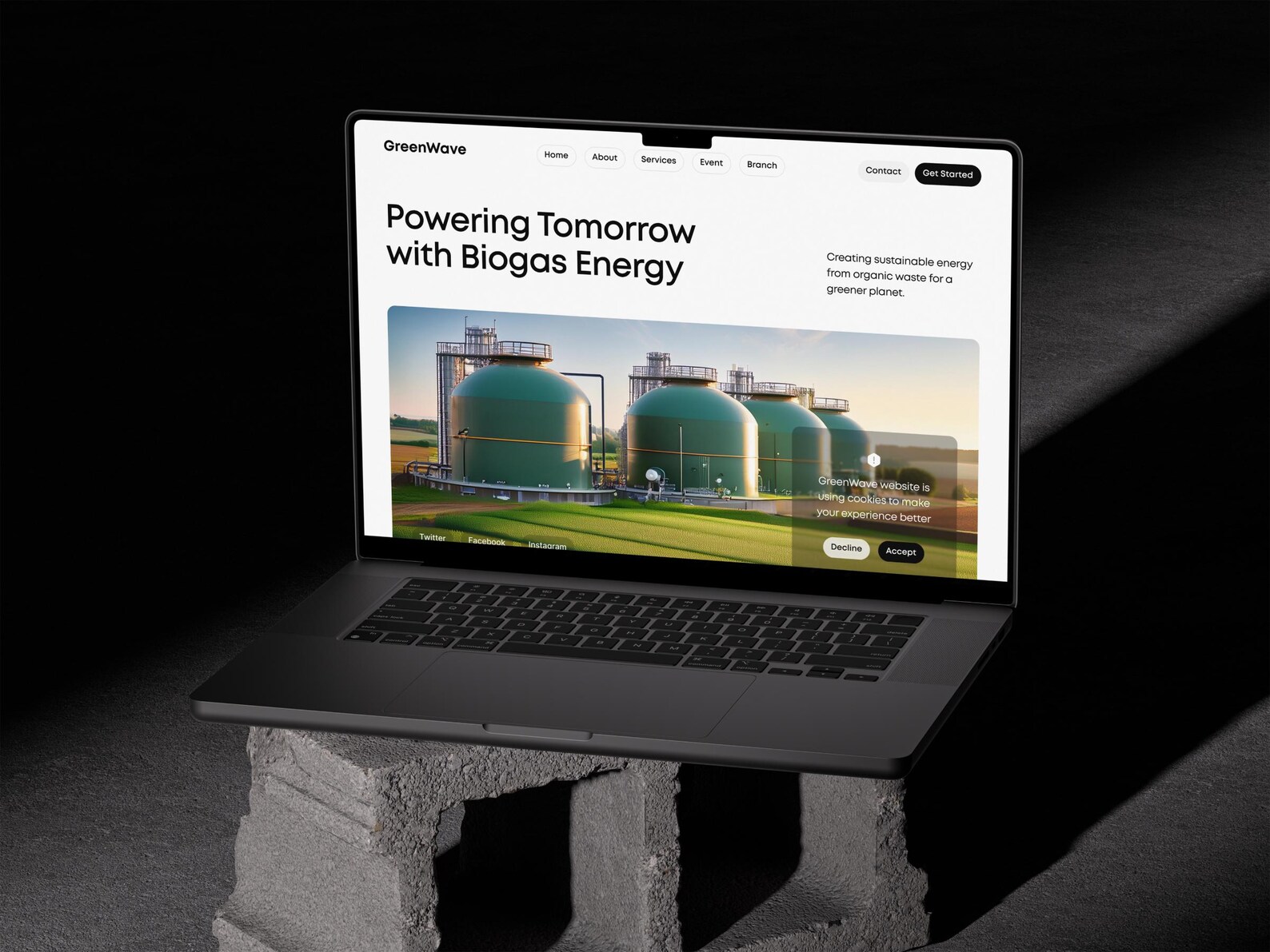 Renewable Energy Website, Landing Page Figma, Responsive Website ...