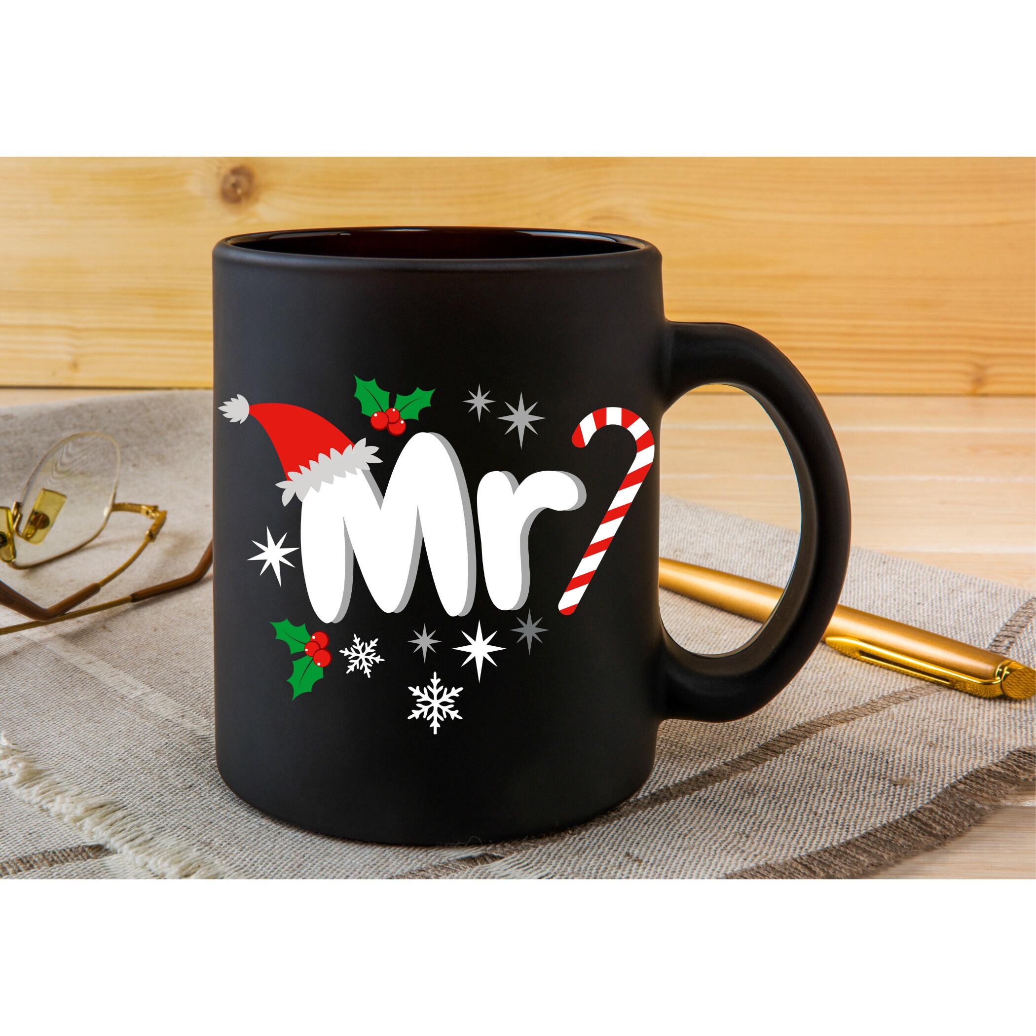 Mr and Mrs Christmas Svg, Christmas Couple Png, Santa Claus SVG, Mr and ...