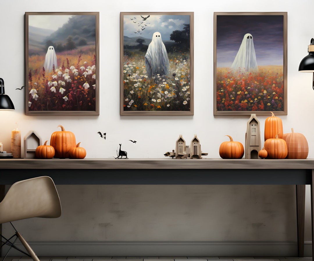 Halloween Gallery Wall Printable Set Halloween Print Bundle Halloween ...