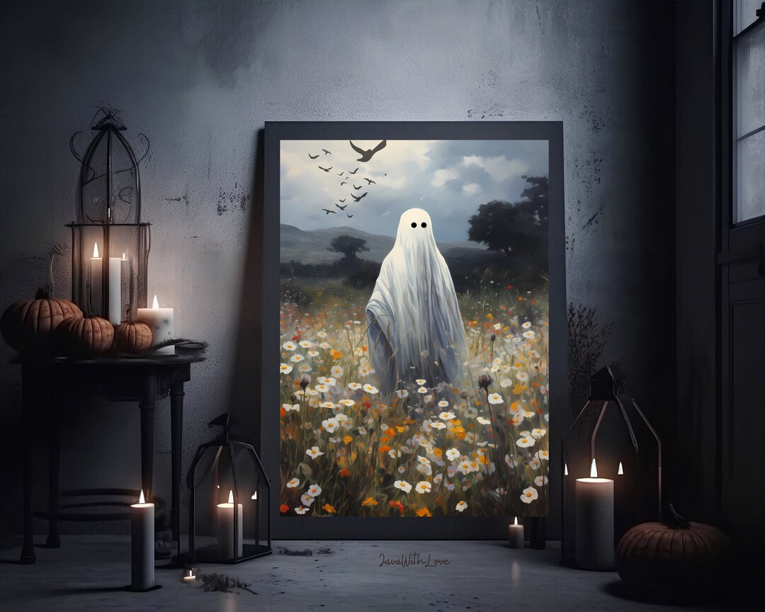 Halloween Wall Art Printable Halloween Rustic Halloween Decor Vintage ...