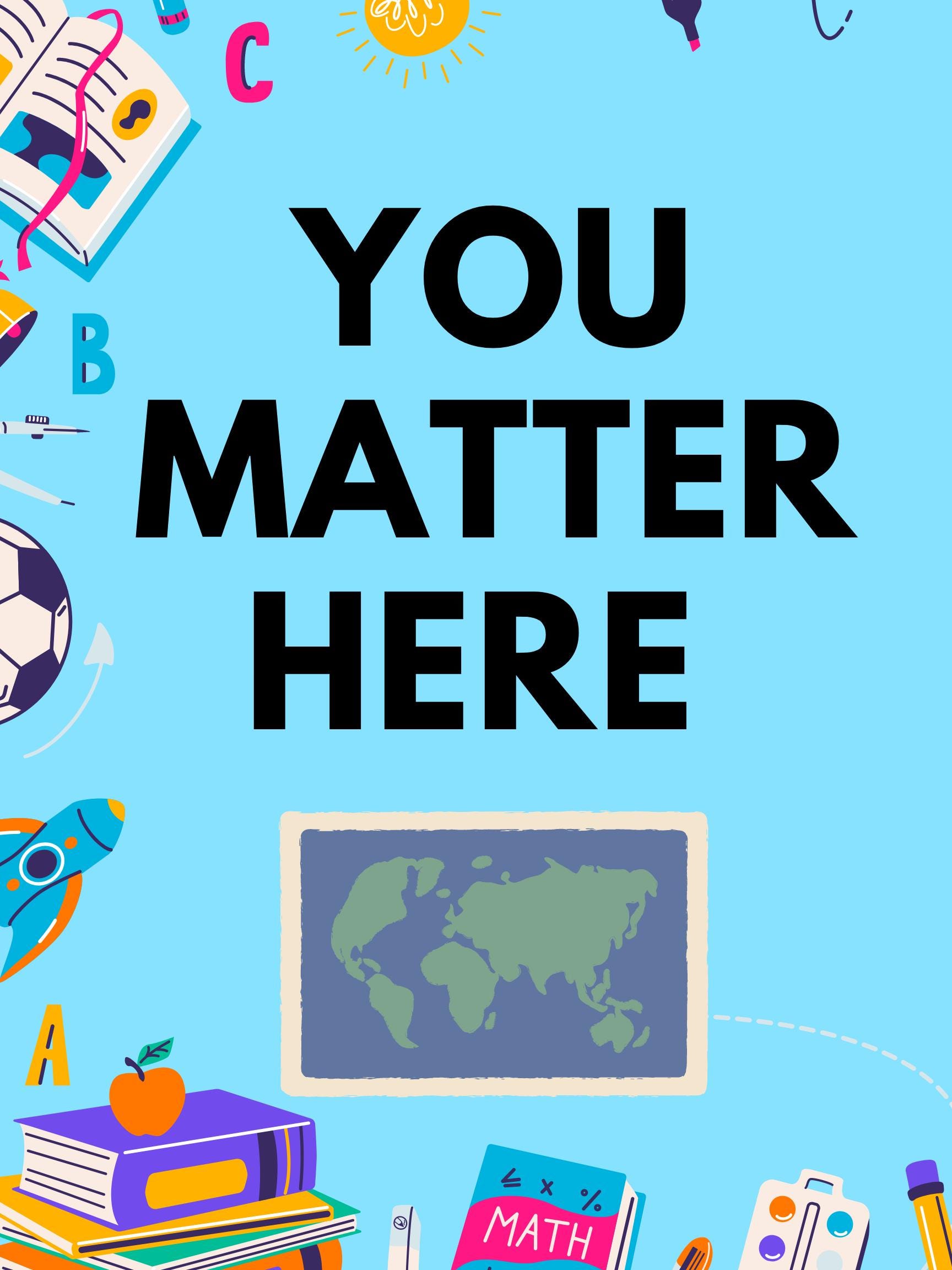 Empowering & Inclusive Classroom Posters Digital Printables for Student ...