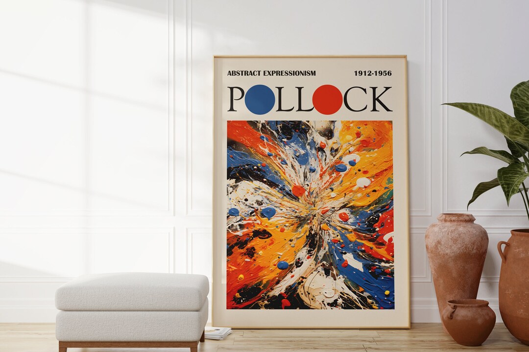Jackson Pollock Poster High Quality Pollock Painting for Your Home or ...