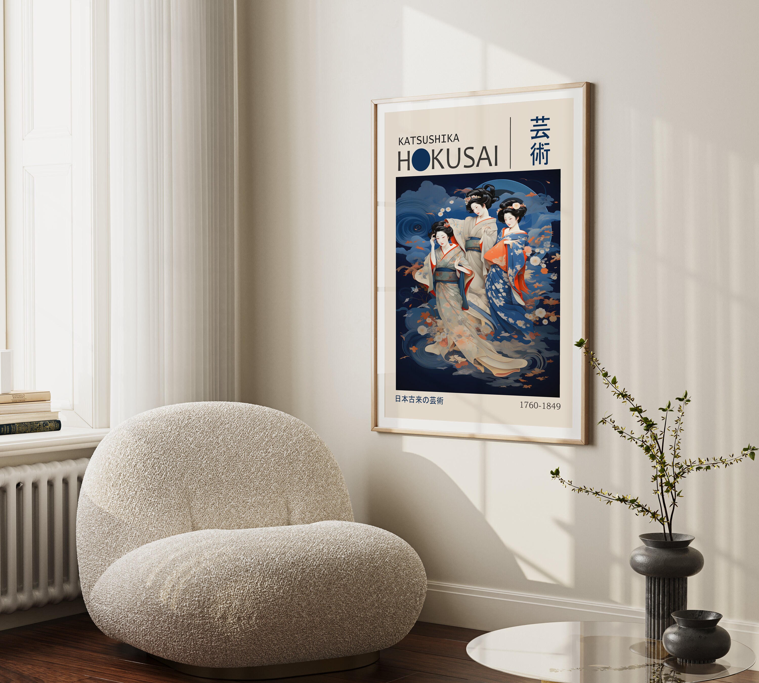 Hokusai Poster High Quality Katsushika Hokusai Japandi Poster for Your ...