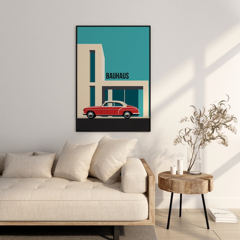 Bauhaus Poster - Art and Craft as Bauhaus Wall Art - Bauhaus Art Print ...