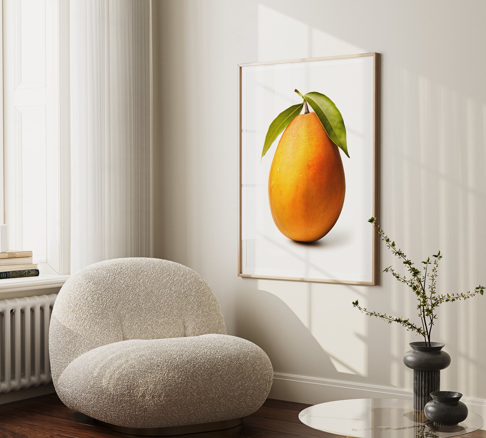Mango Poster - High Quality Fruit Poster With a Mango - Mango Print ...