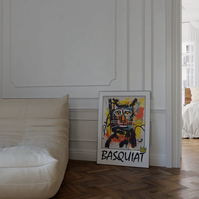 Basquiat Poster Tiger Basquiat Wall Art for Your Home or as a Gift ...