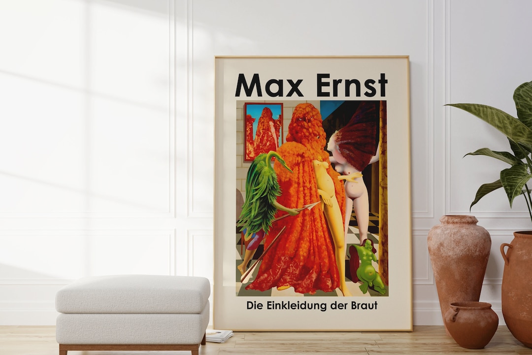 Max Ernst Poster the Dressing of the Bride High Quality Poster Max ...