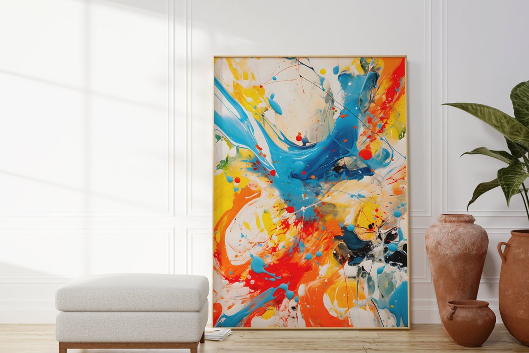 Jackson Pollock Poster High Quality Pollock Painting for Your Home or ...