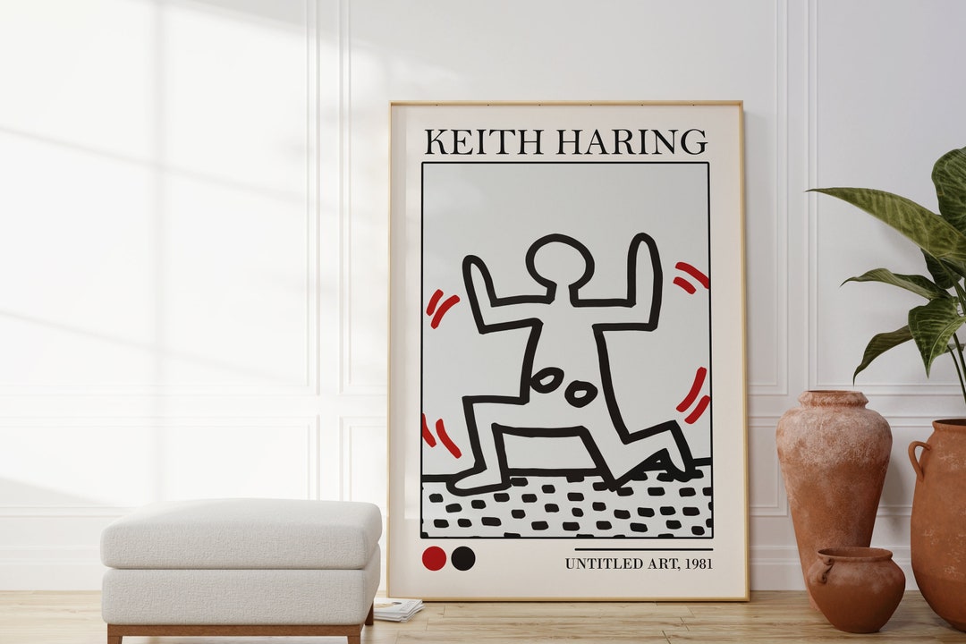 Keith Haring Poster Iconic Wall Decor Keith Haring Print - Etsy Australia
