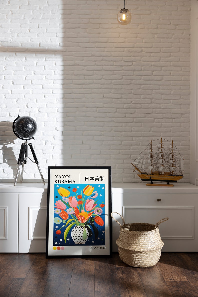 Yayoi Kusama Poster High Quality Japandi Poster for Your - Etsy