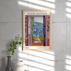 Henri Matisse the Open Window Poster, Matisse Painting, Matisse Art ...