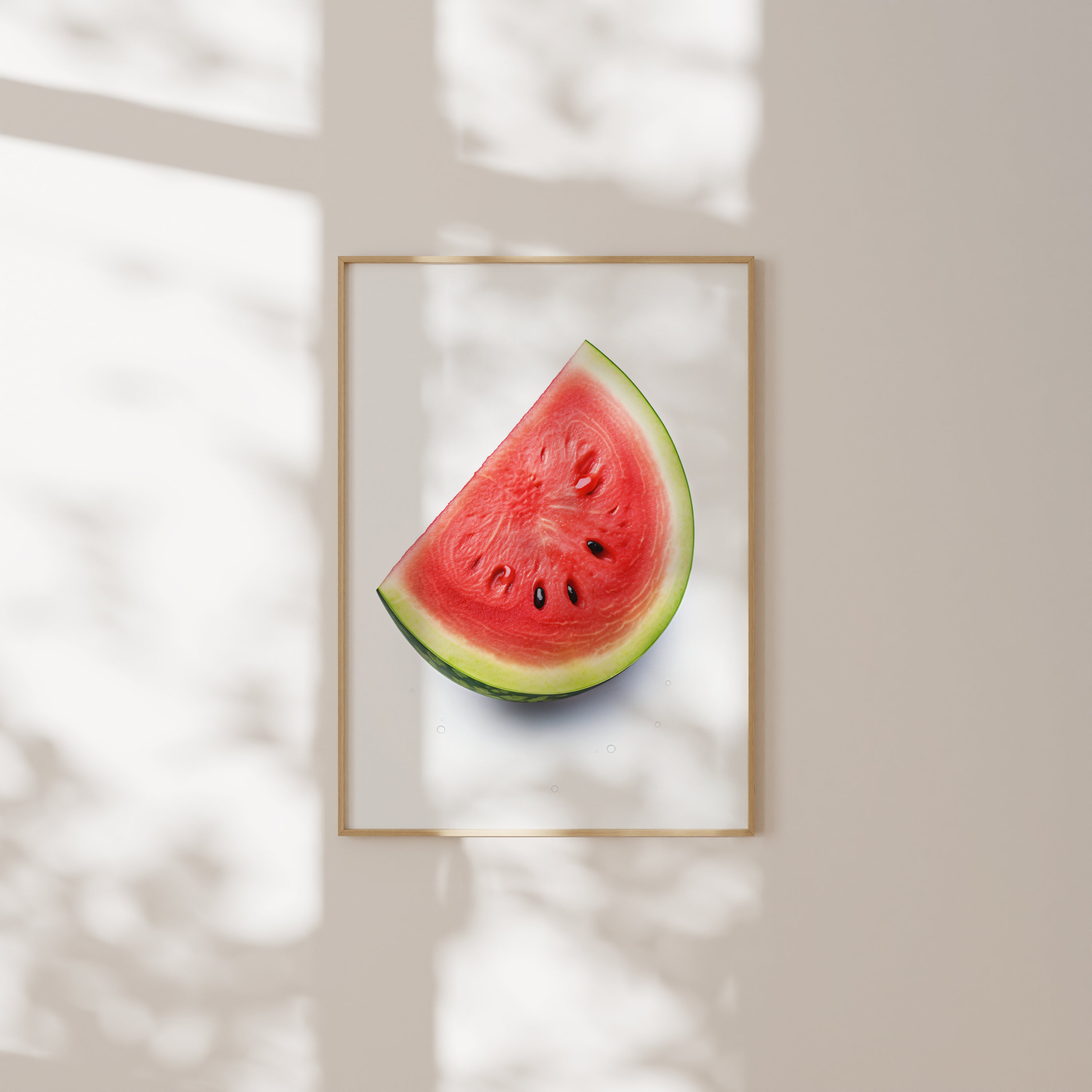 Watermelon Poster High Quality Fruit Poster With a Watermelon ...
