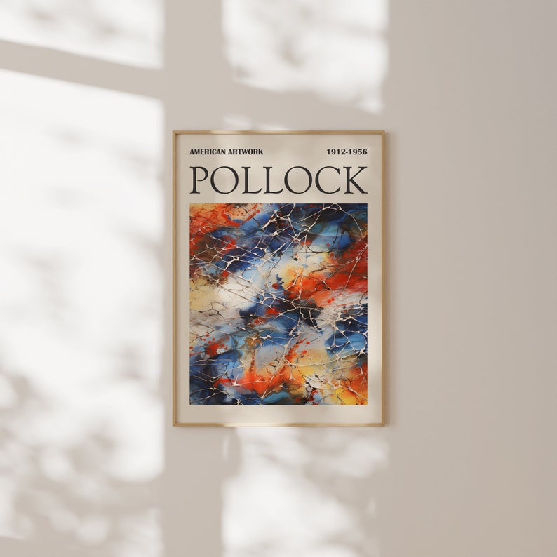 Jackson Pollock Poster - High Quality Pollock Painting for Your Home or ...