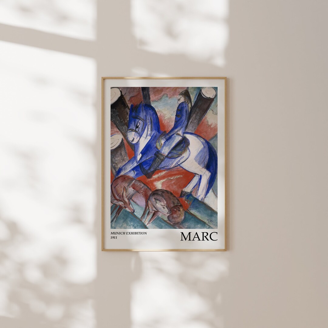 Franz Marc Poster High-quality Museum Art as a Franz Marc Print Franz ...