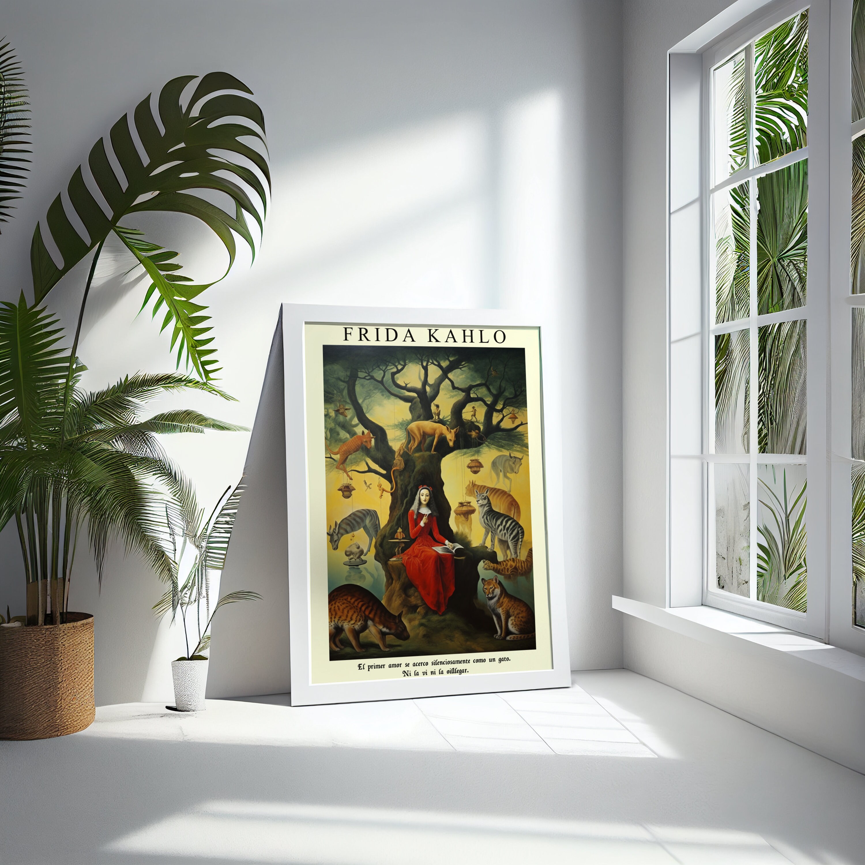 Frida Kahlo Wall Art, Frida Kahlo Poster, Frida Kahlo Portrait, Frida ...