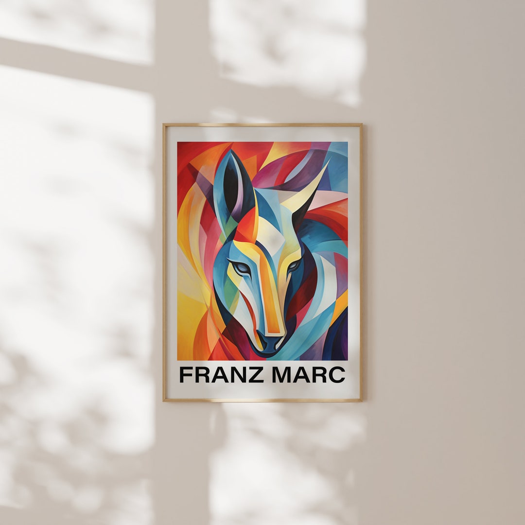 Franz Marc Poster High-quality Museum Art as a Franz Marc Print Franz ...