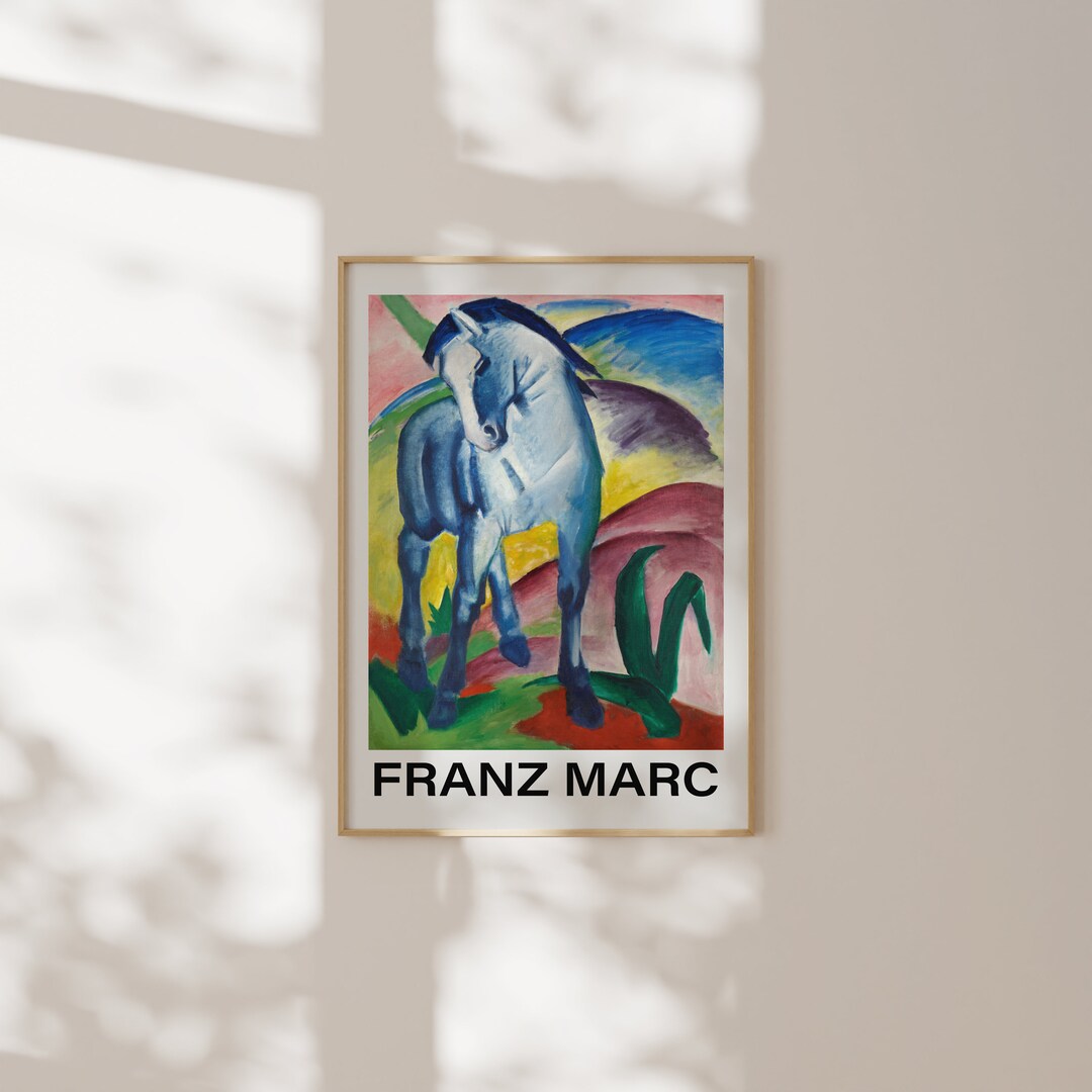 Franz Marc Poster High-quality Museum Art as a Franz Marc Print Franz ...