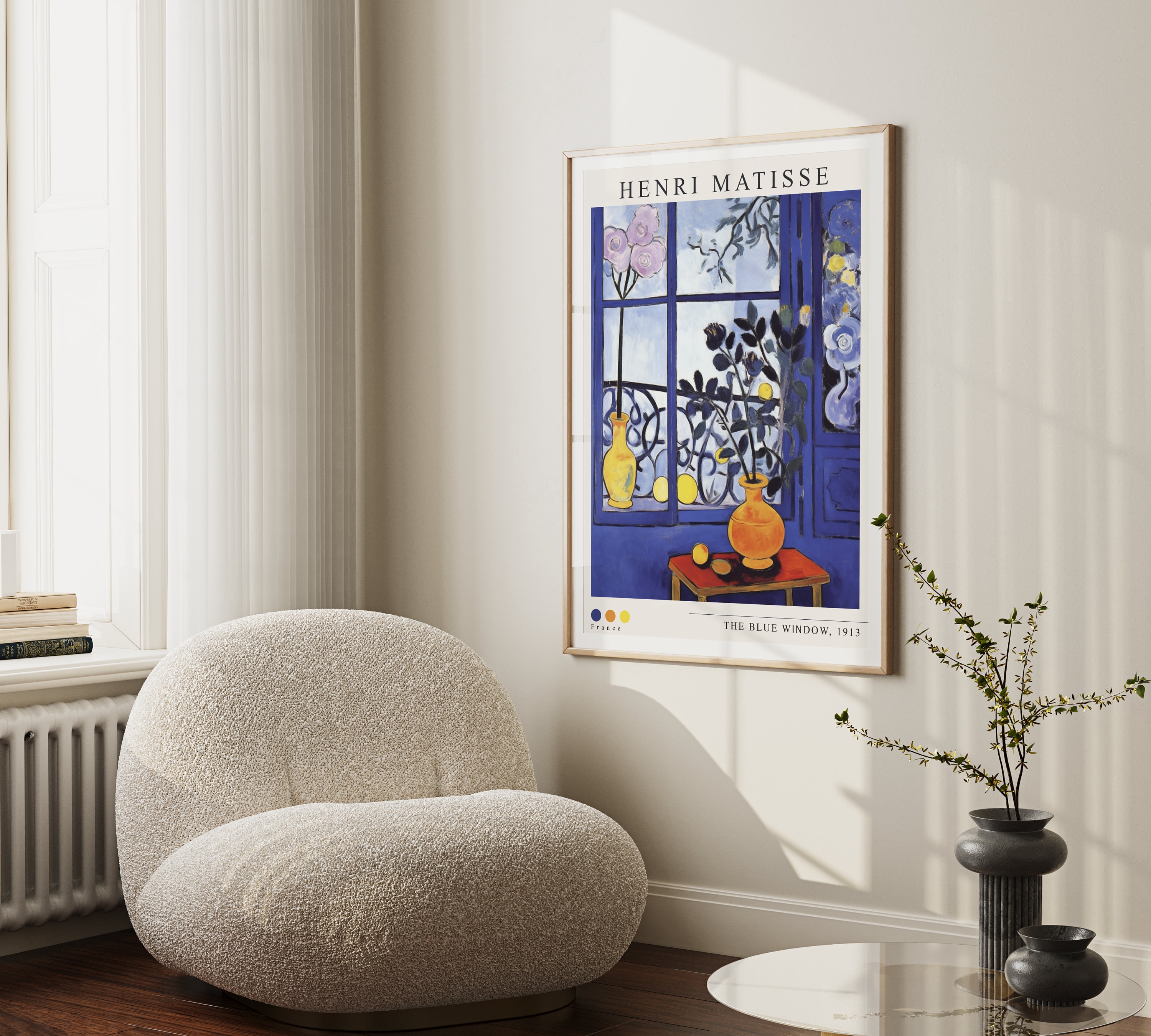 Henri Matisse the Blue Window Poster Matisse Painting - Etsy