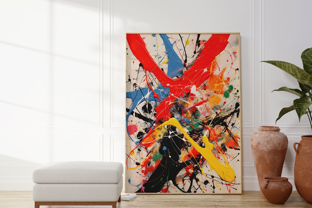 Jackson Pollock Poster High Quality Pollock Painting for Your Home or ...