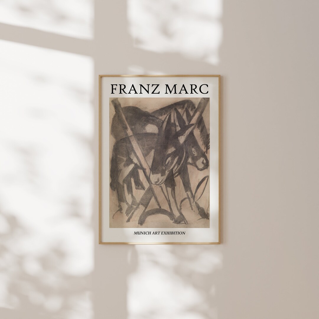 Franz Marc Poster High-quality Museum Art as a Franz Marc Print Franz ...