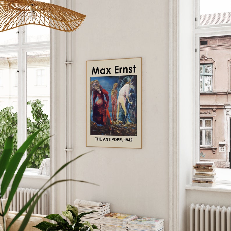 Max Ernst Poster - The Antipope - Hochwertiges Poster als Max Ernst ...