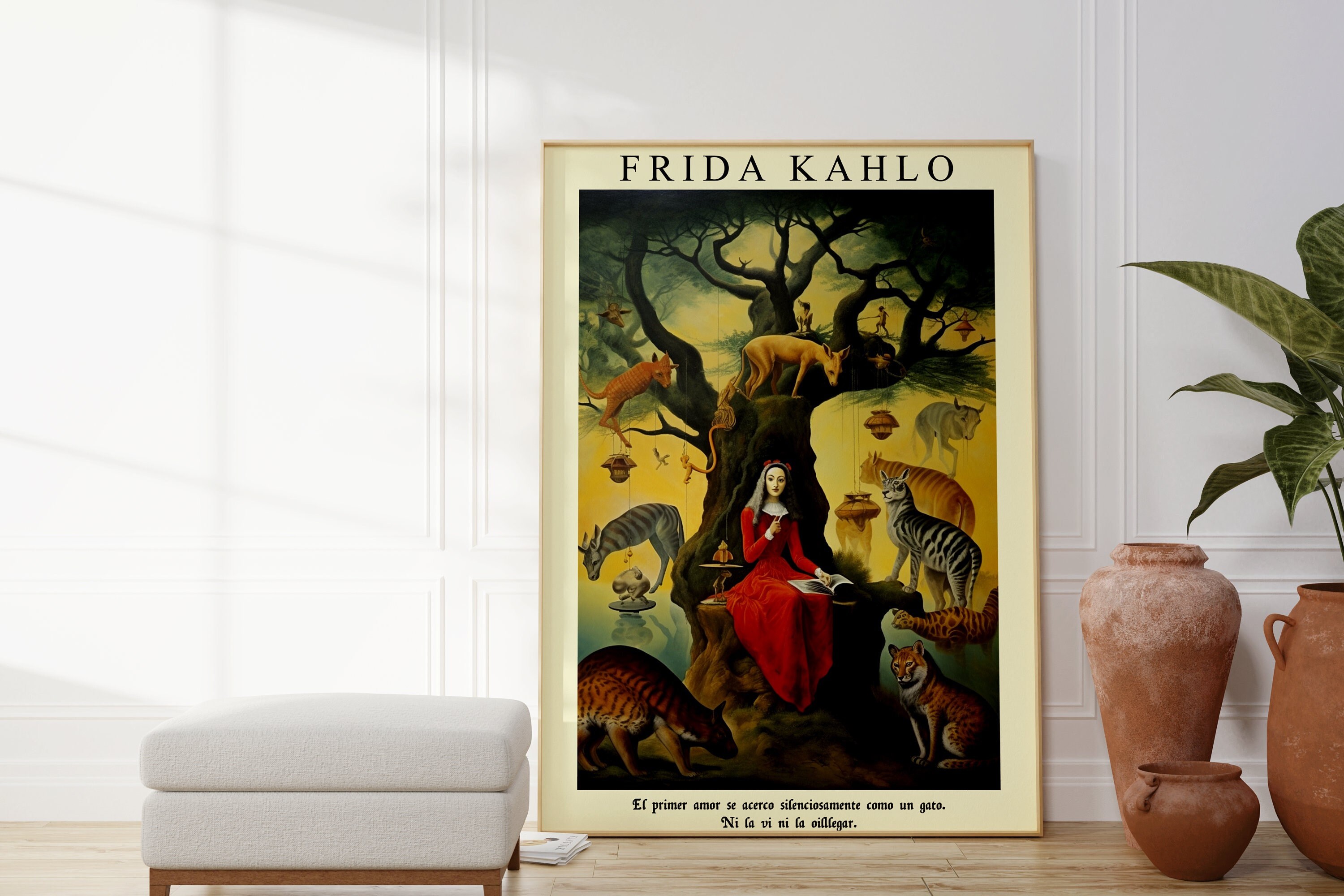Frida Kahlo Wall Art, Frida Kahlo Poster, Frida Kahlo Portrait, Frida ...
