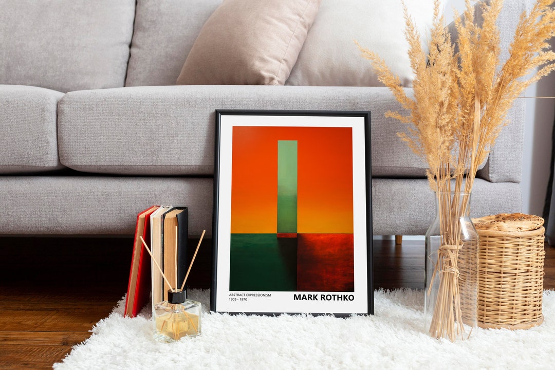 Rothko Poster - Hochwertige abstrakte Rothko Wandkunst, Mark Rotho Art ...