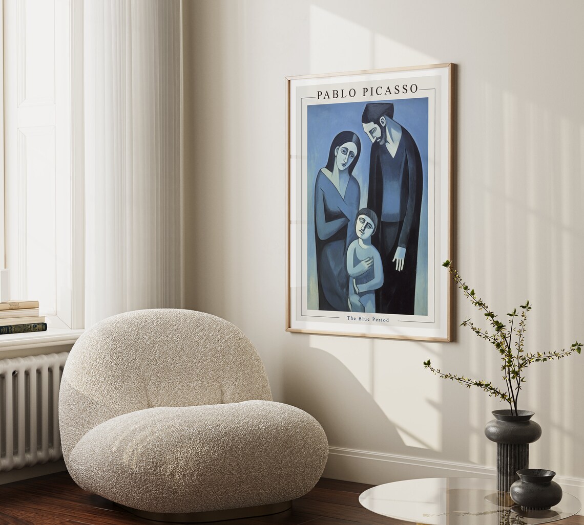 Pablo Picasso Poster - the Blue Period, Picasso Line Art, Picasso ...