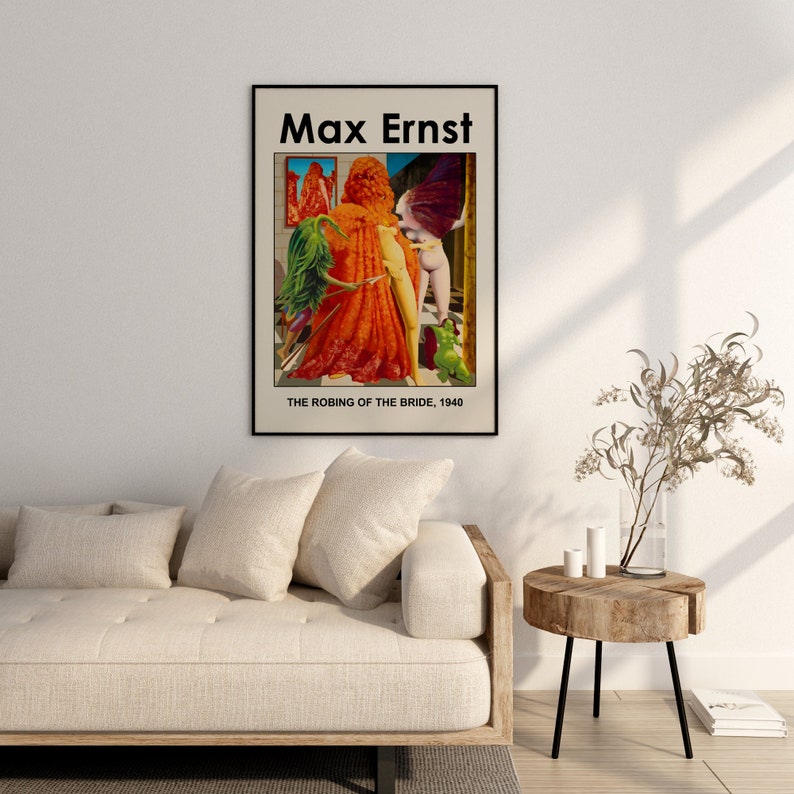 Max Ernst Poster the Robing of the Bride High-quality Poster as a Max ...