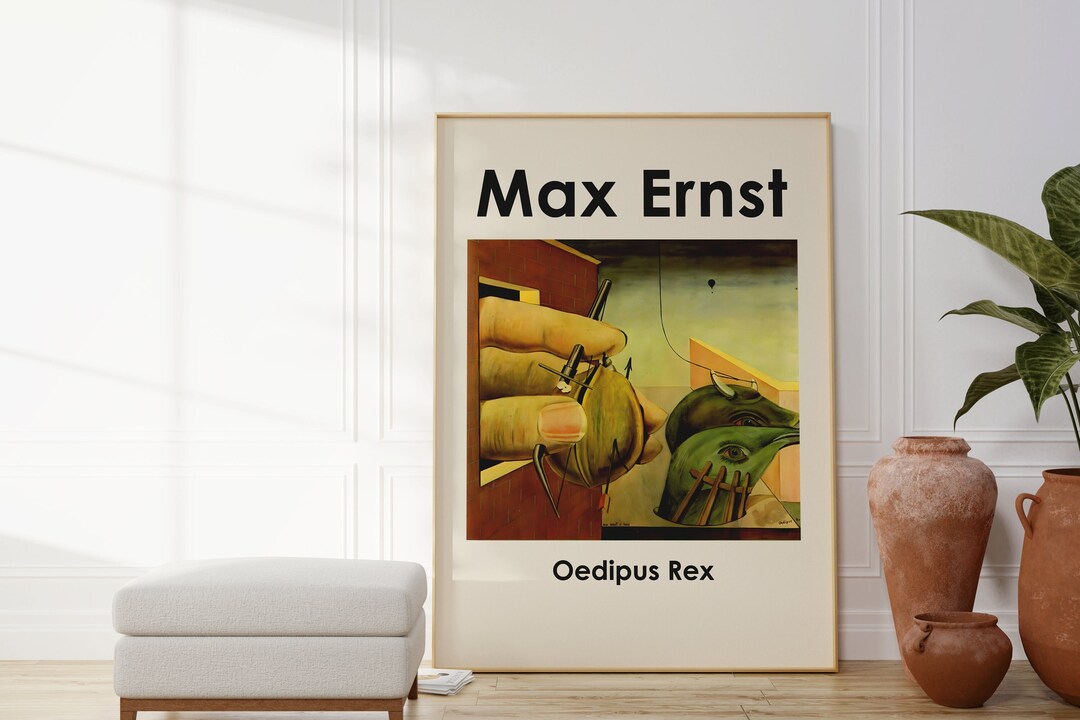 Max Ernst Poster Oedipus Rex High Quality Poster Max Ernst Print ...
