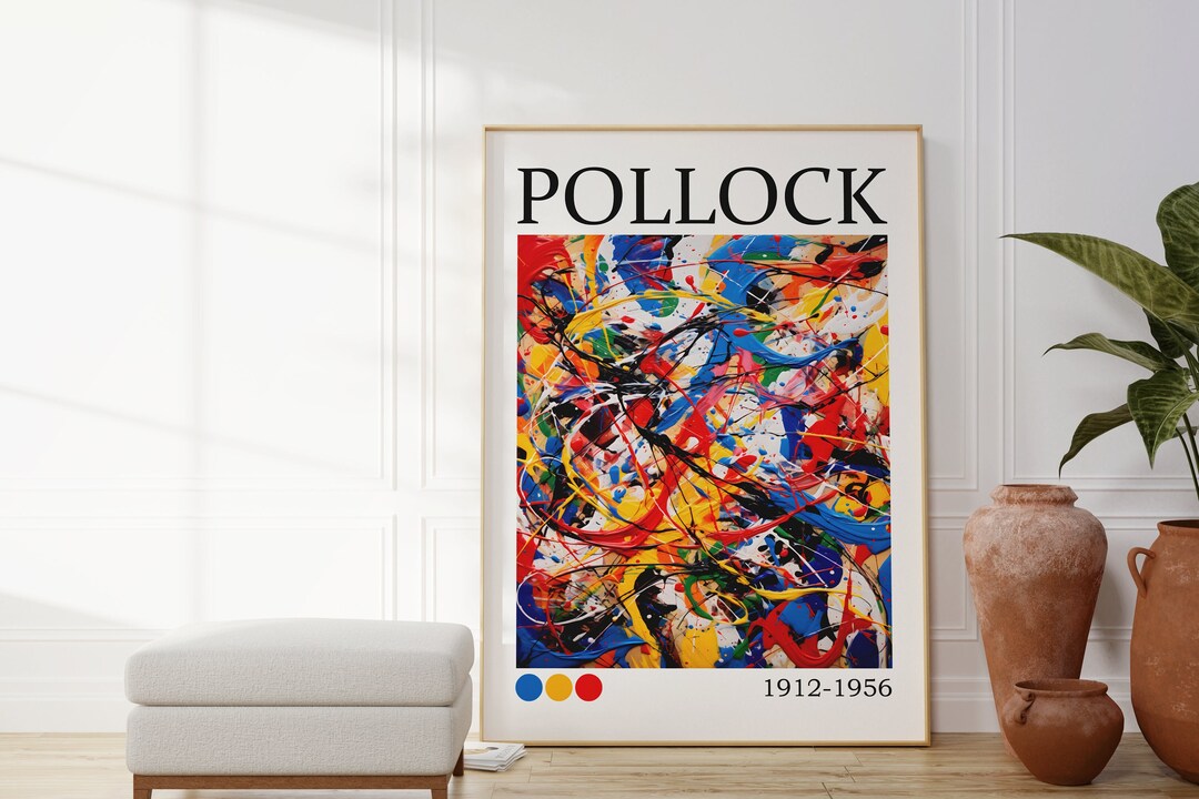Jackson Pollock Poster High Quality Pollock Painting for Your Home or ...