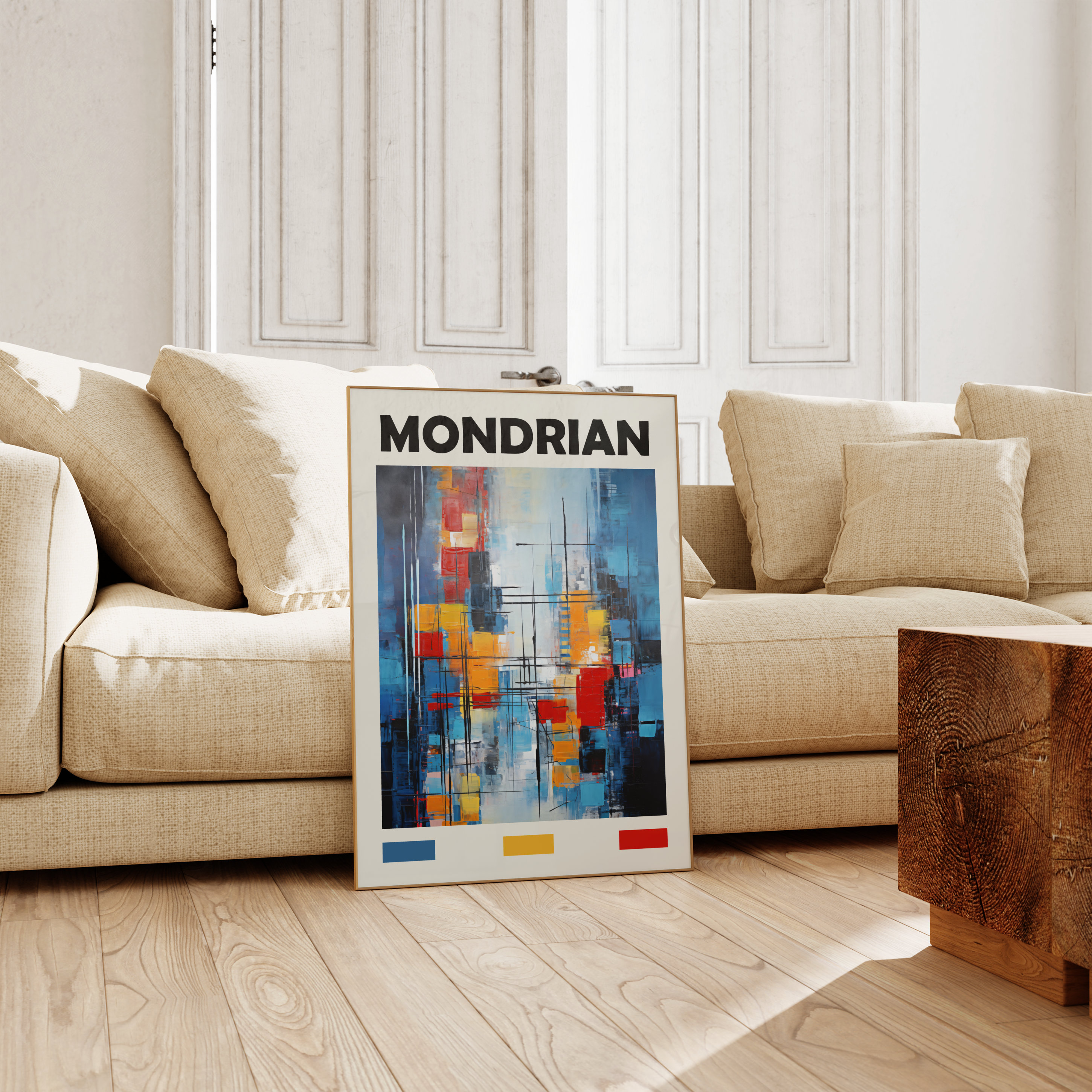 Piet Mondrian Poster Dutch Abstract Wall Art as Piet Mondrian Print ...