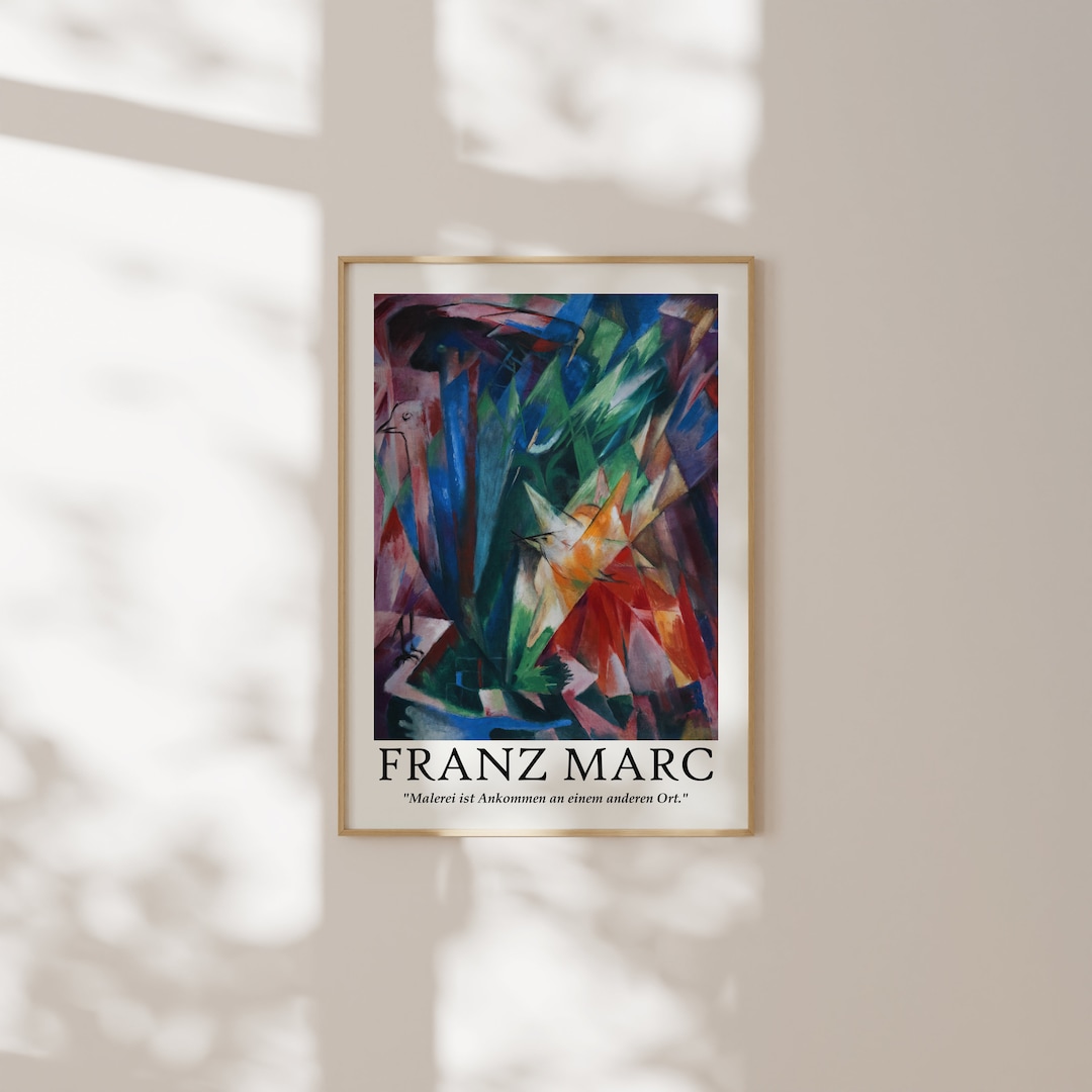 Franz Marc Poster - High-quality Museum Art as a Franz Marc Print ...