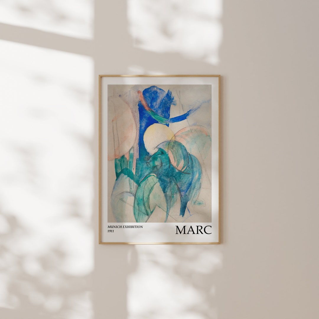 Franz Marc Poster High-quality Museum Art as a Franz Marc Print Franz ...